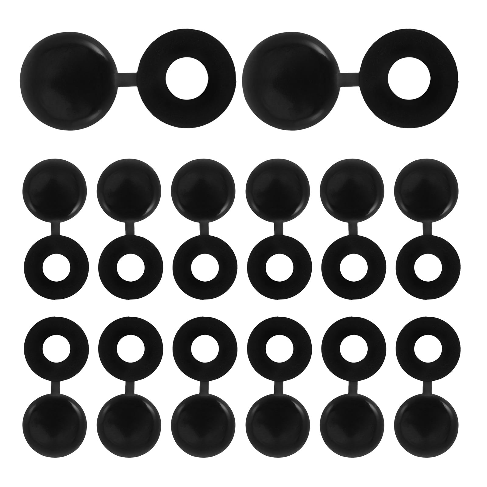 100 Pcs Tapping Outlet Screw Decorative Cap Hidden Screws 3X1.5X0.2CM ...