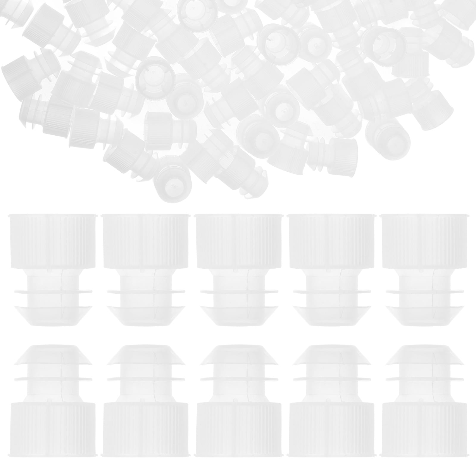 100 Pcs Test Tube Stoppers lab Plugs Laboratory Stoppers Solid Sealing ...