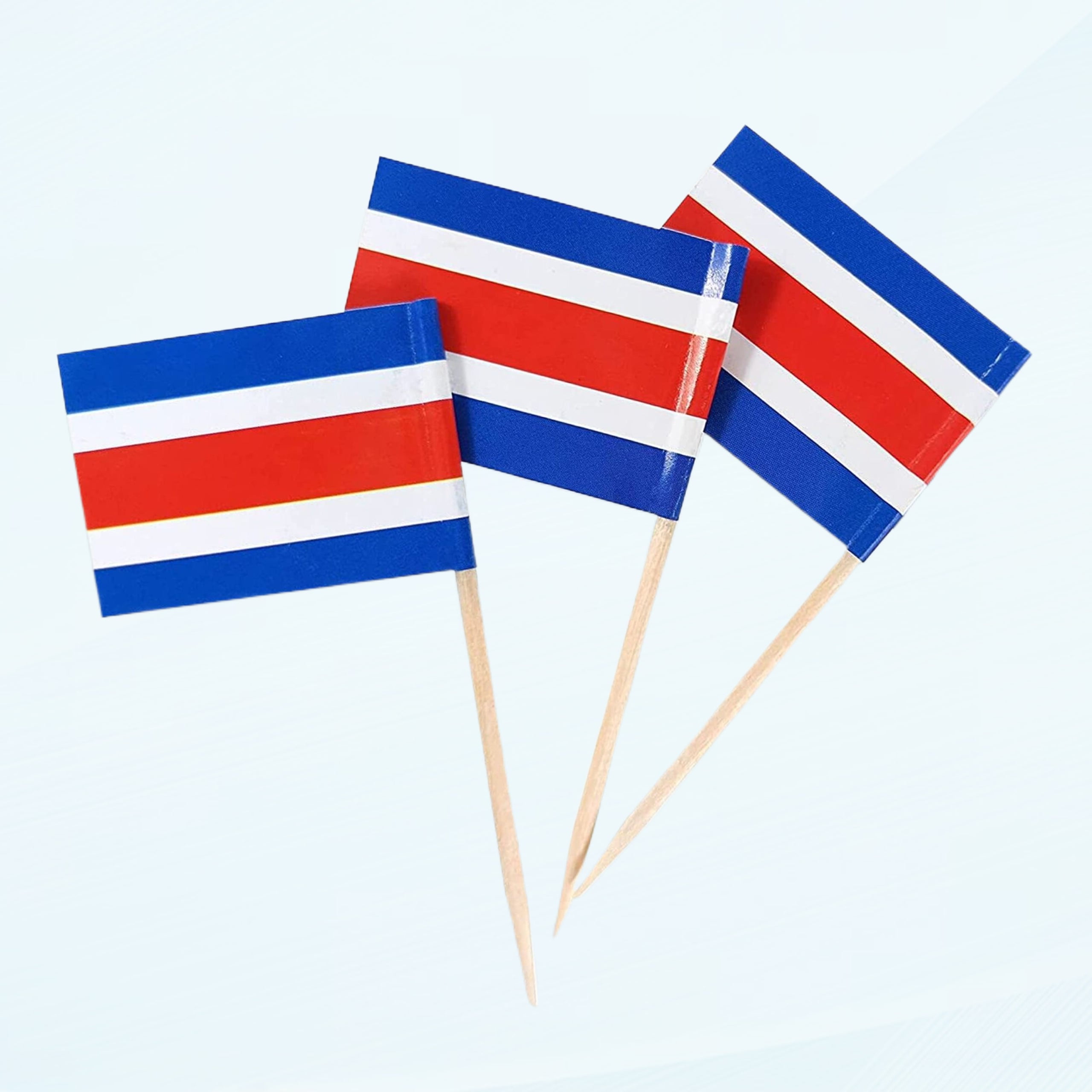 100 Pcs Toothpick Cuban Flags, Cuban Flag Cupcake Toppers, Food ...