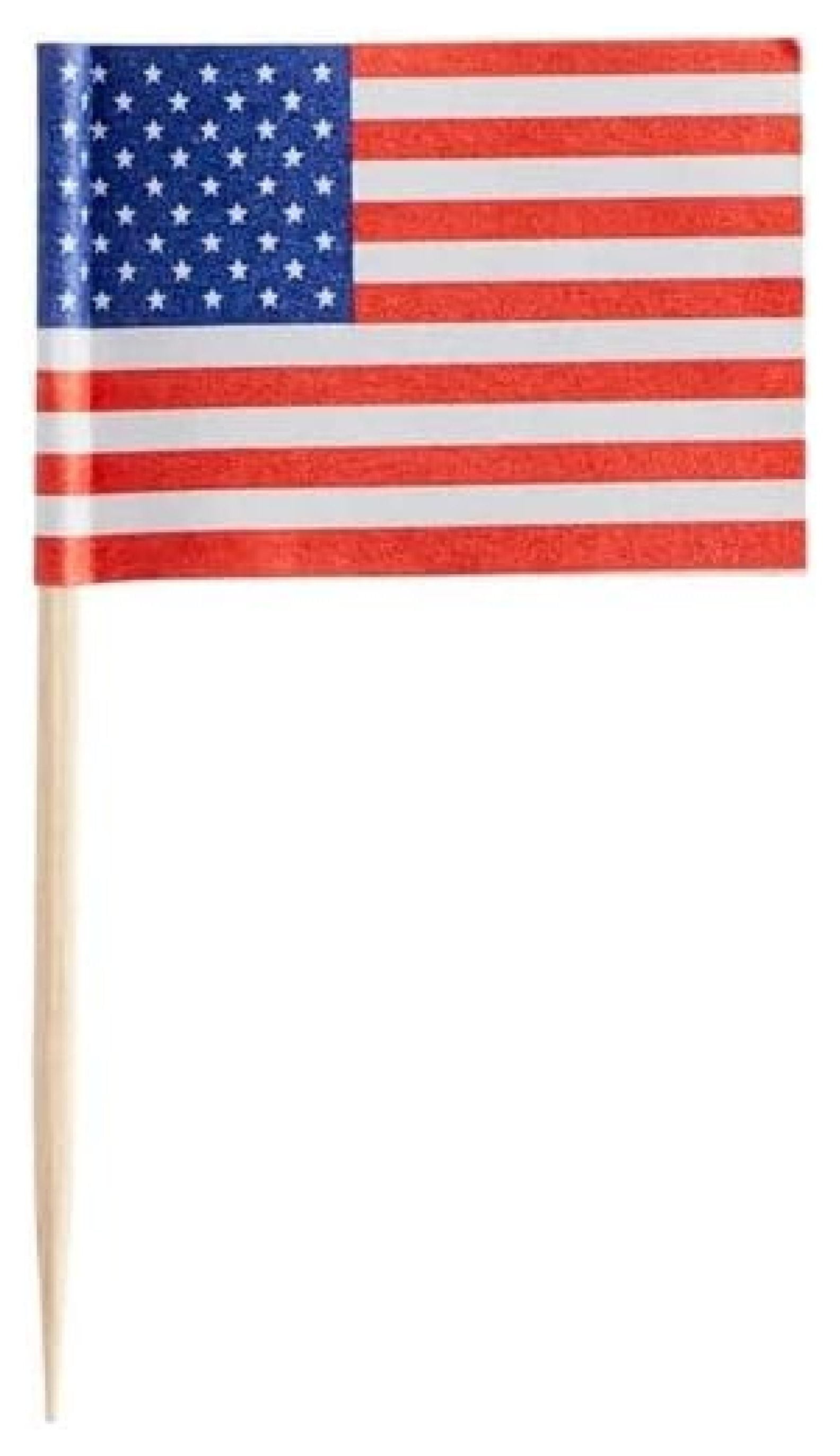 100 Pcs Toothpick Flags American Cupcake Sandwich Toppers Decor Tiny 1 ...