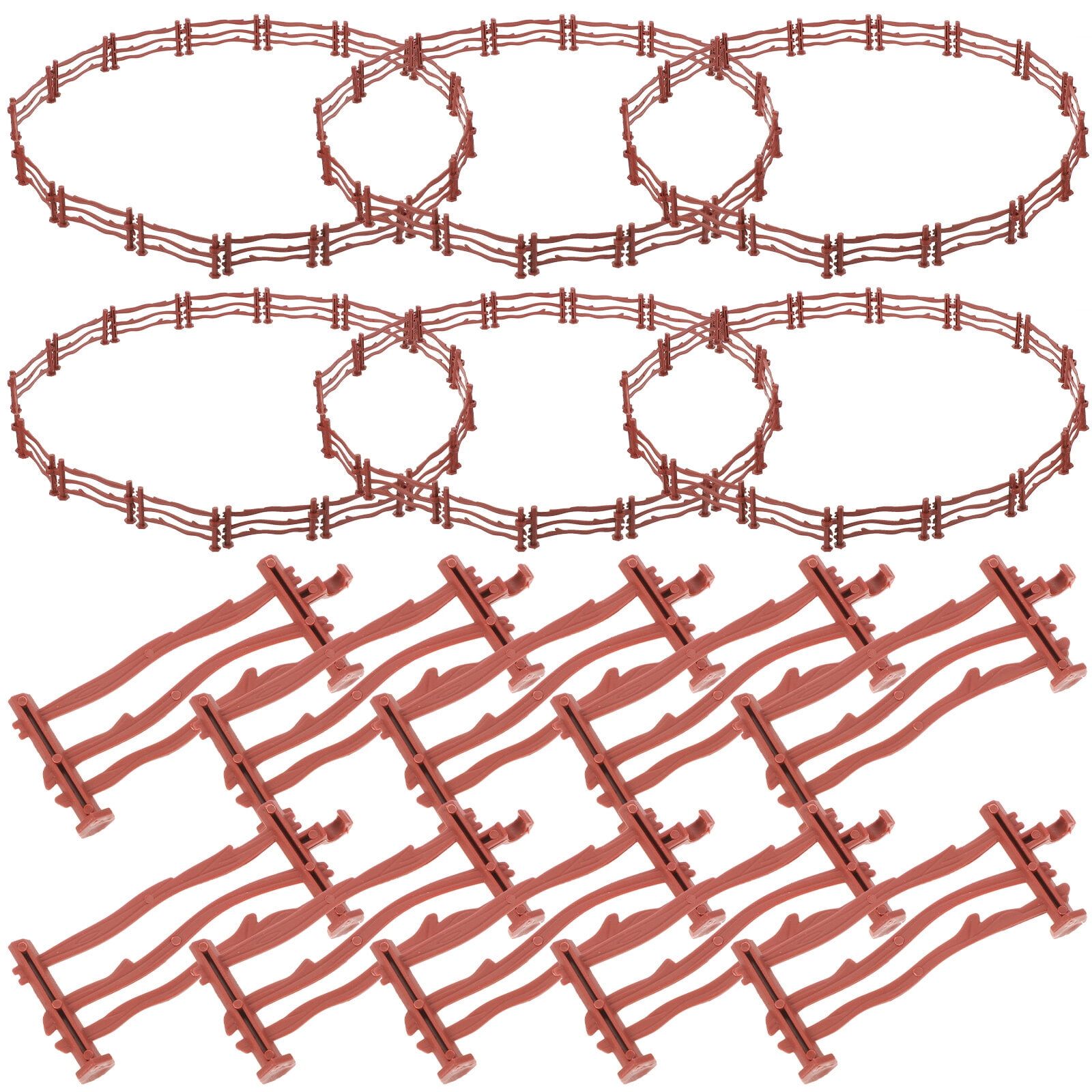 100 Pcs Toy Fence Model Guardrail Kids Boy Toddler - Walmart.com