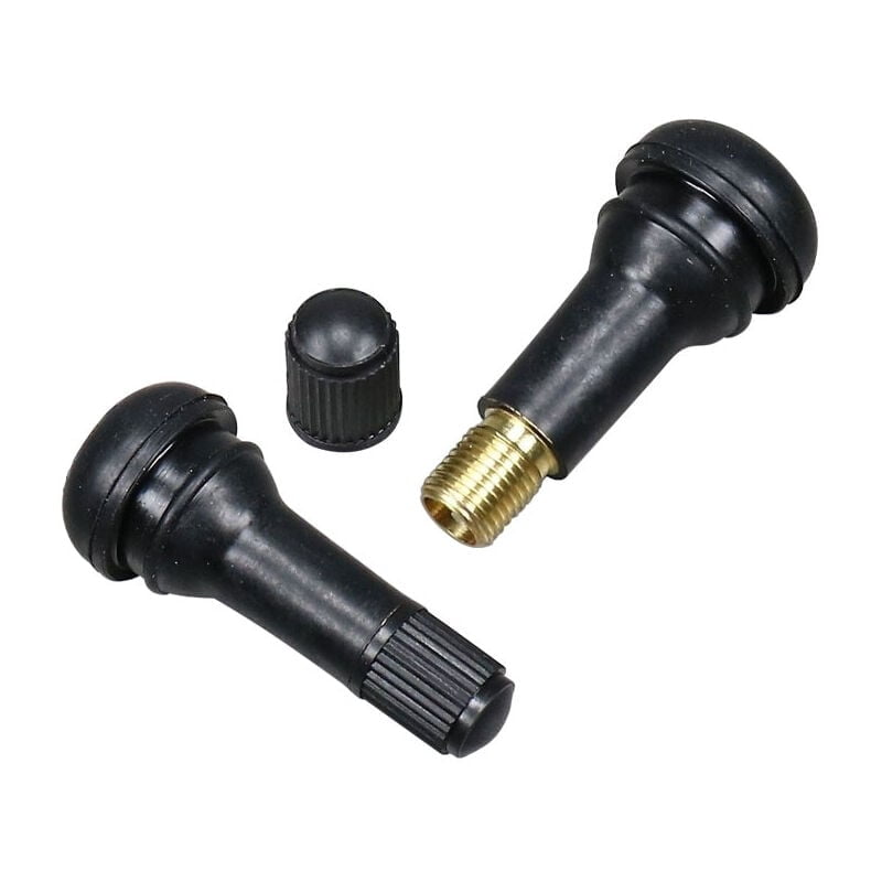 100 Pcs Tr413 Car Tire Valve, Universal Tubeless Valve Auto Rubber ...