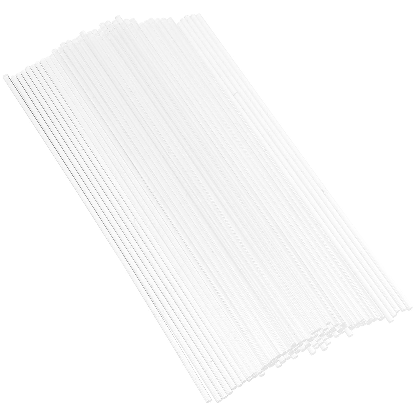 100 Pcs Transparent Acrylic Rod Candy Lollipop Making Supply Stir ...