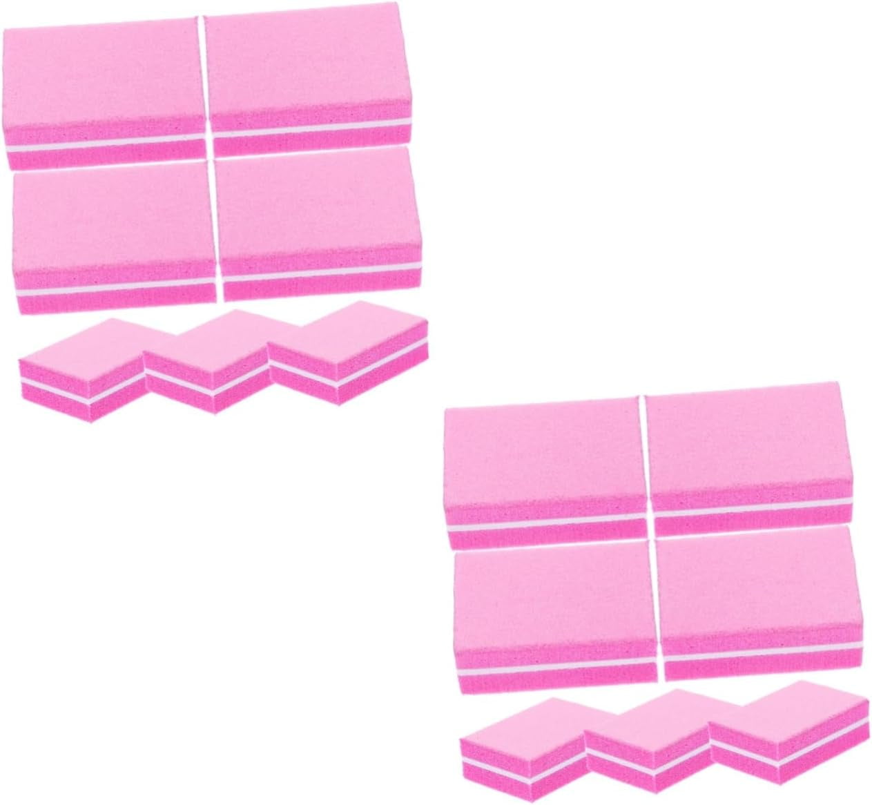 100 Pcs Travel Nail File Mini Block Nail Files Block Nail File for ...