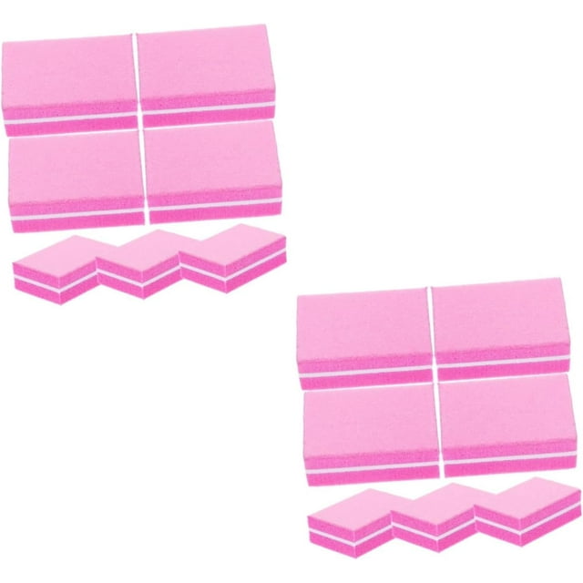 100 Pcs Travel Nail File Mini Block Nail Files Block Nail File for ...