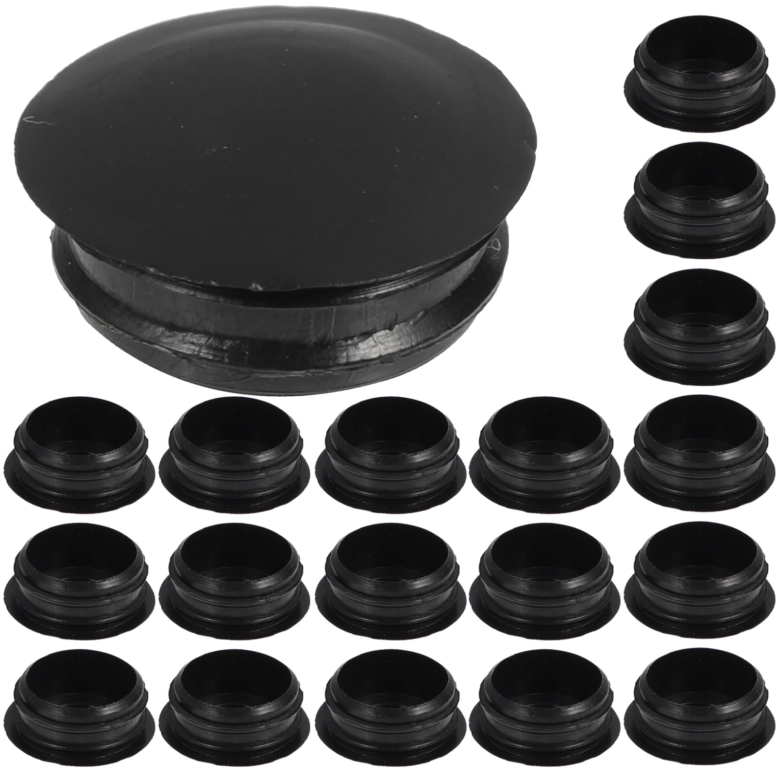 100 Pcs Tube Stopper Cap Furniture Hole Plug Decorative Hole Plugs 2X0 ...
