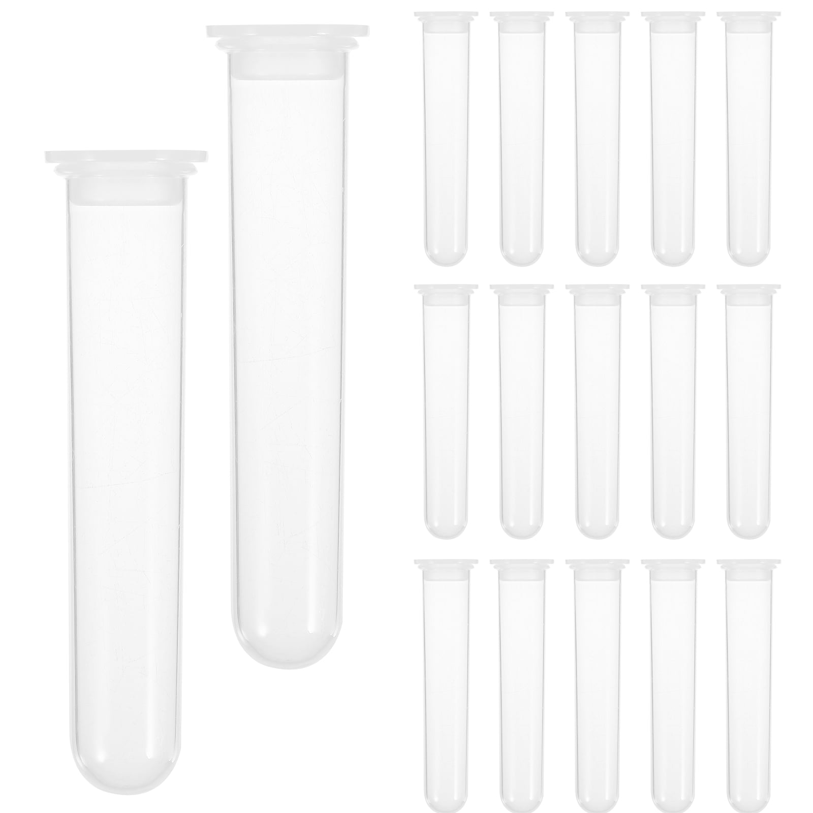 100 Pcs Tubes with Caps Test Tube Sample Centrifuge Tubes Centrifuge ...