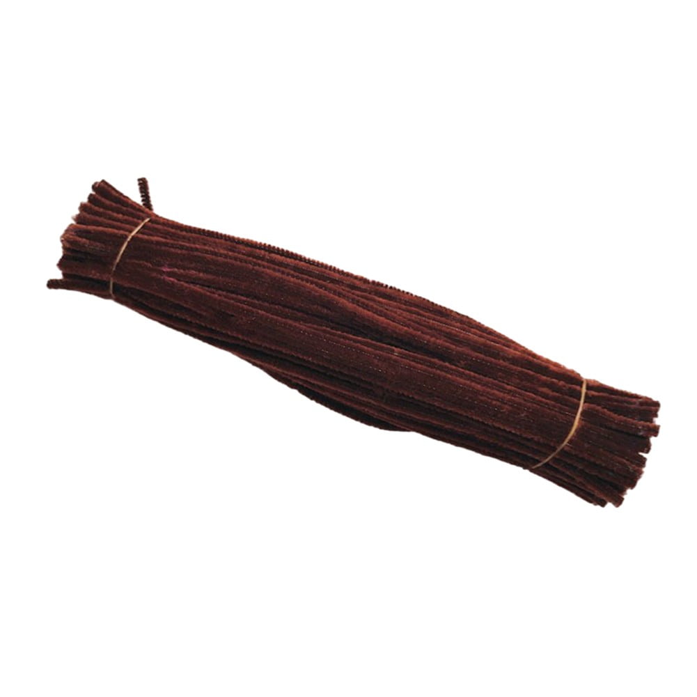 100 Pcs Twisting Bar Chenille Stems Wire Pipe Kids Toys DIY Strips ...