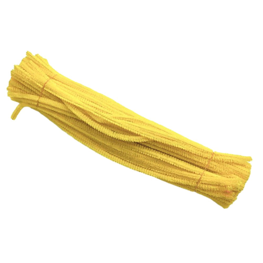 100 Pcs Twisting Bar Chenille Stems Wire Pipe Kids Toys DIY Strips ...