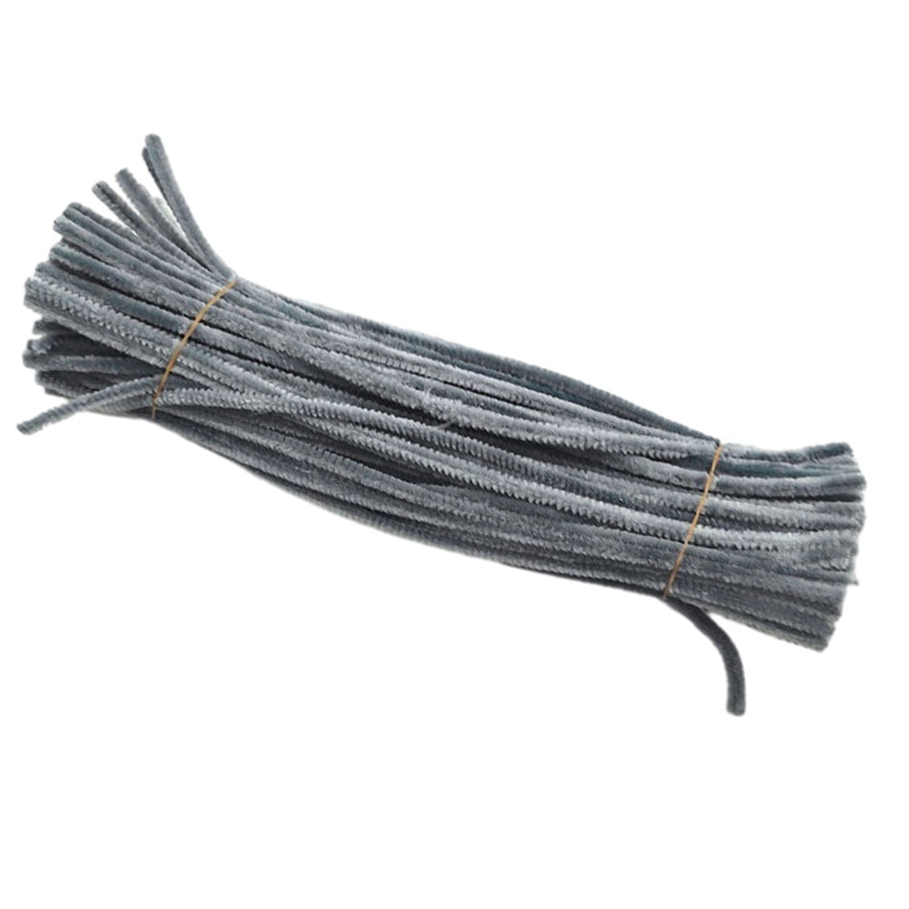100 Pcs Twisting Bar Chenille Stems Wire Pipe Kids Toys DIY Strips ...