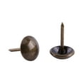 100 Pcs Upholstery Tacks, Decorative Furniture Tacks, Round Head Bronze ...
