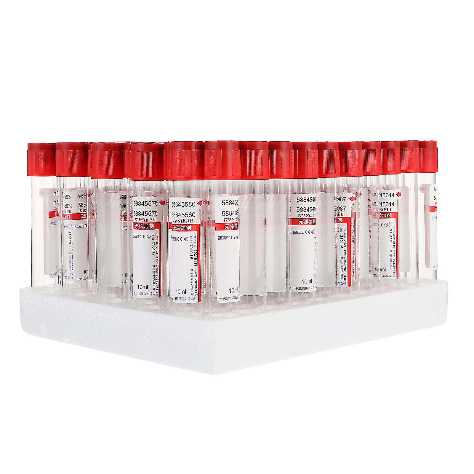 100 Pcs Vacuum Tube Blood Collector Tubes Blood Collecting Tubes Tubes ...