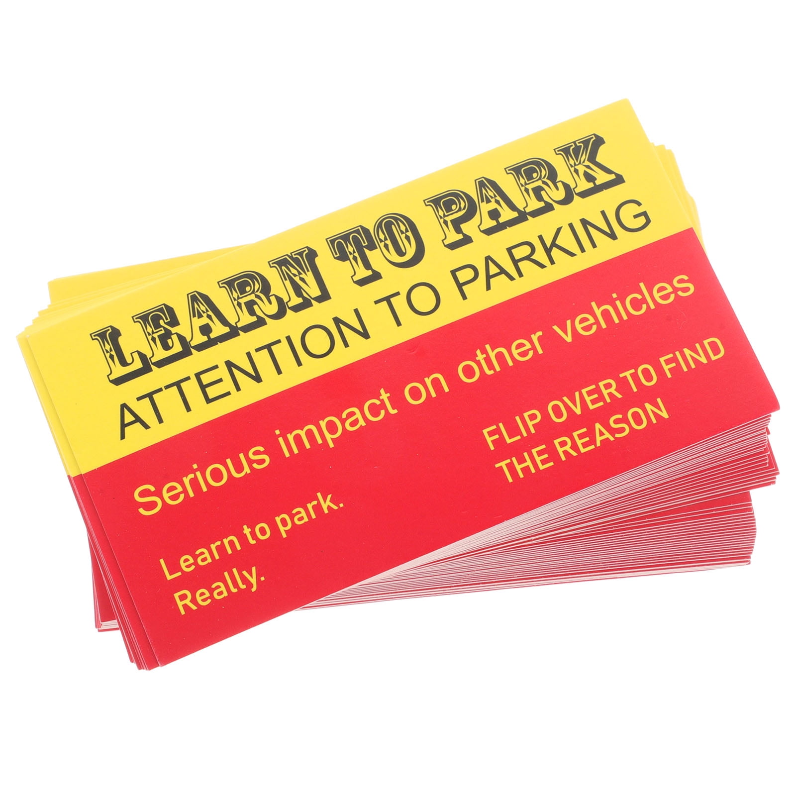 100 Pcs Velvet Topper Parking Violation Card 9.00X6.00X0.20CM Red ...