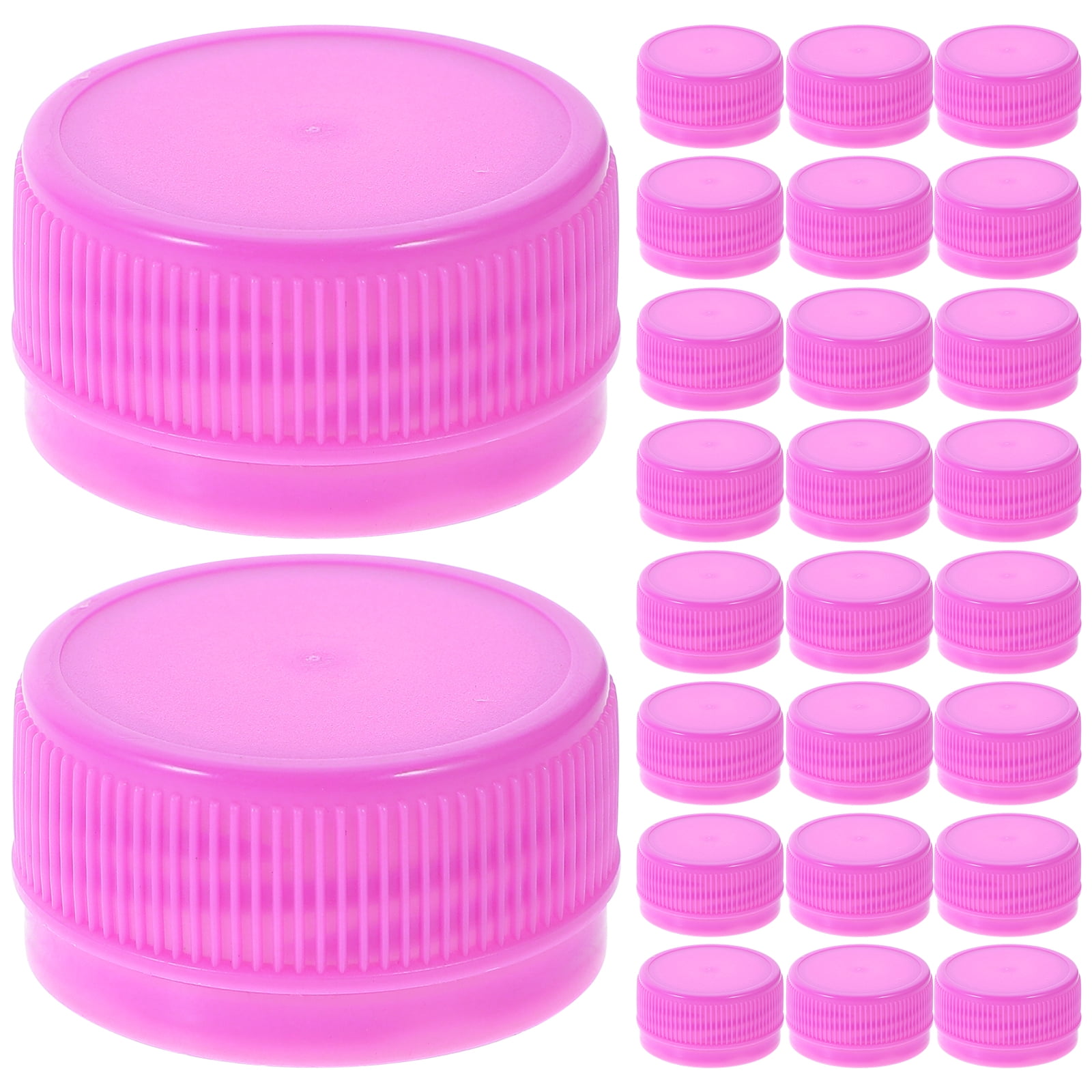 100 Pcs Versatilen Bottle Cap Lids for Crafts Plastic Sealing Pp Child ...