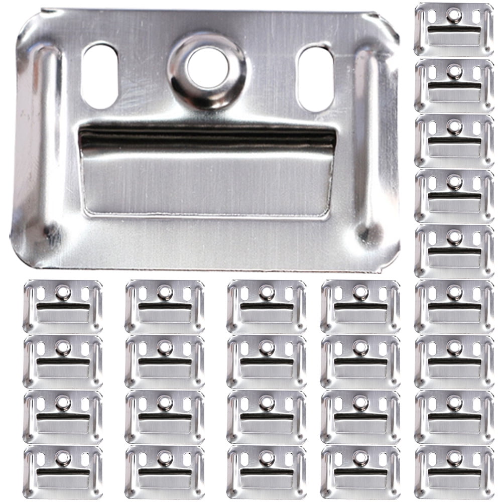 ifundom 100Pcs Integrated Wall Panel Buckle Stainless Steel Furniture ...