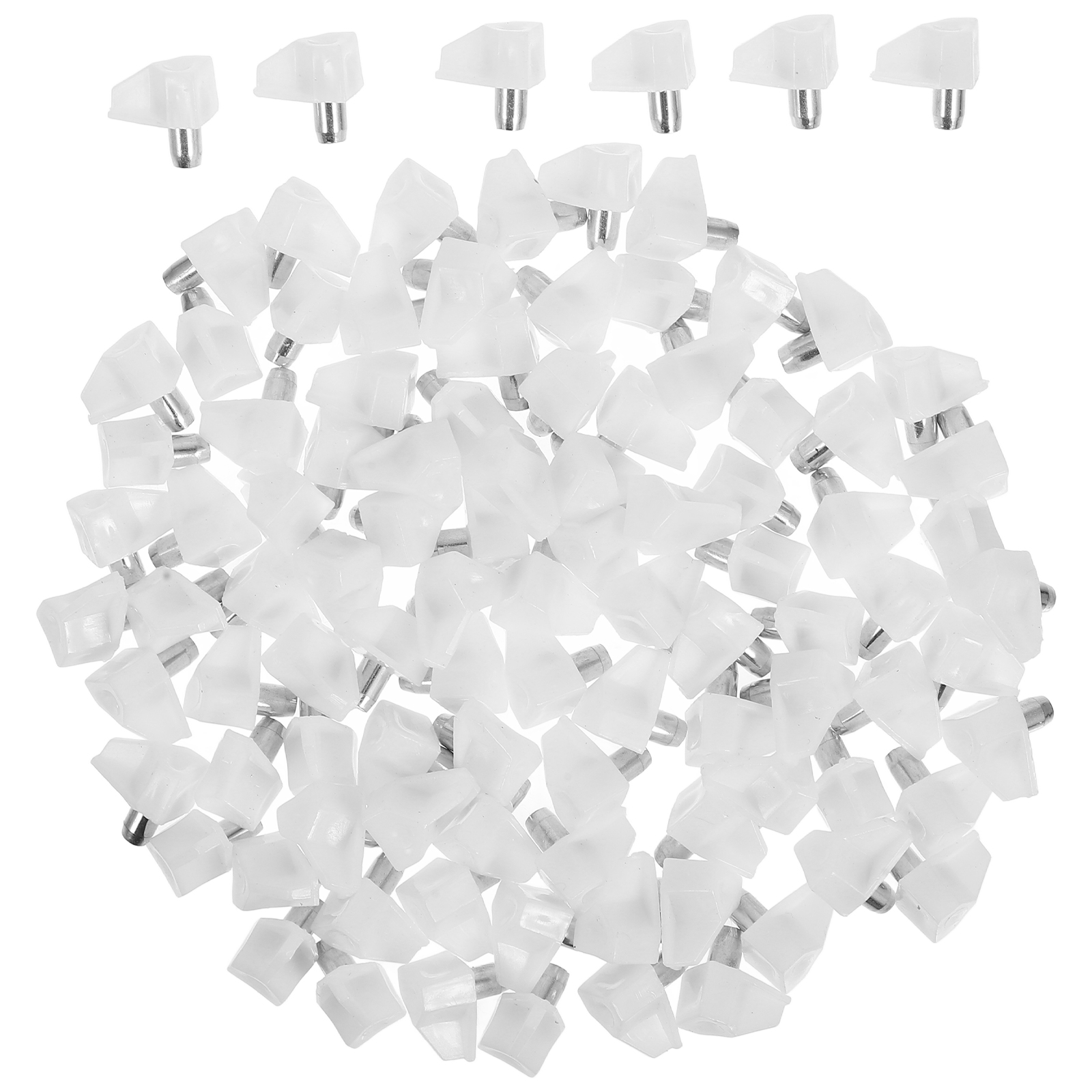 100 Pcs Wardrobe Partition Nail Bracket Ledge Lightsaber Shelf Round ...