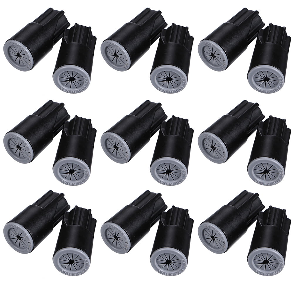 100 Pcs Waterproof Crimping Cap Wire Connectors Terminal for Wiring ...