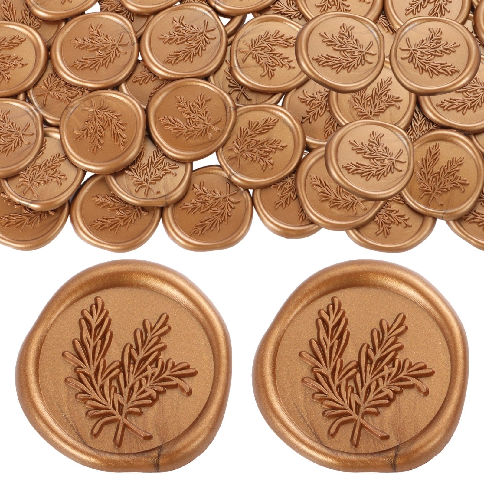 100 Pcs Wax Seal Stickers, Self-Adhesive Envelope Sealing Stickers ...