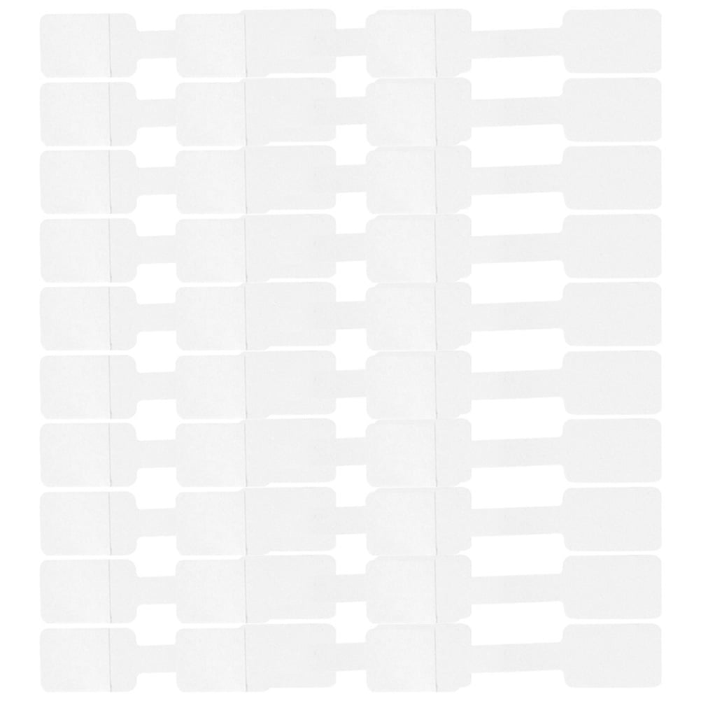 100 Pcs White Cable Label Cord Labels for School Computer Organizer ...