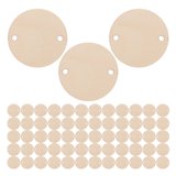 100 Pcs Wooden Round Label Wedding Decorations for Ceremony Labels ...
