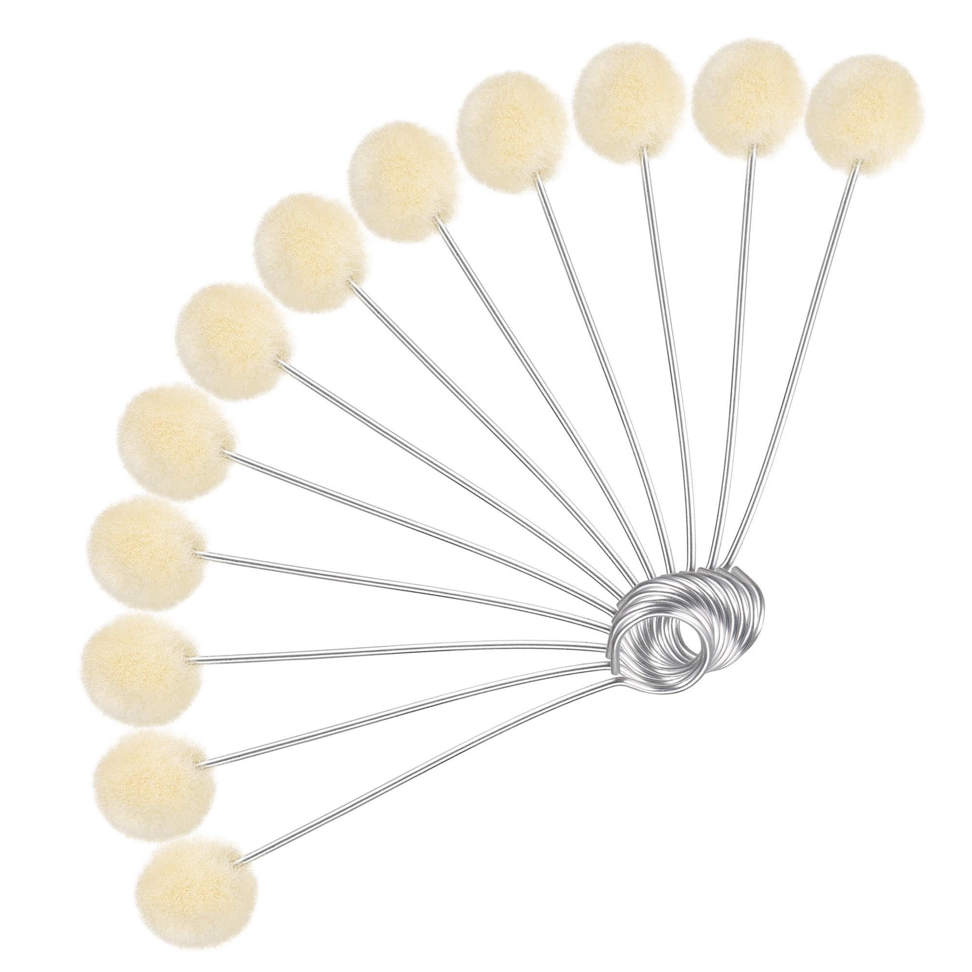 100 Pcs Wool Daubers Ball Leather Dye Tool 4.9" Wool Balls Brush with ...