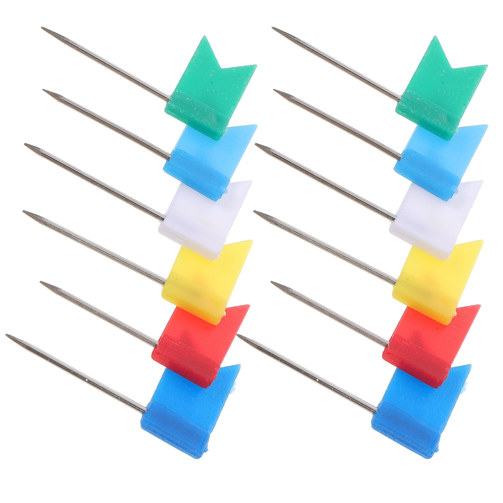 HOMEMAXS Colorful Map Pins for Home Use Bright Pushpins with Assorted ...