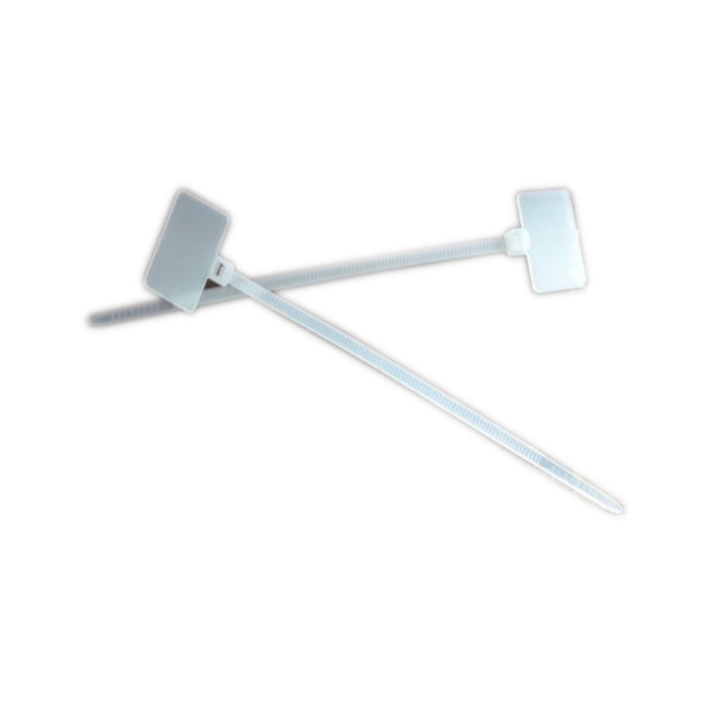 100 Pcs Zip Ties Write on Ethernet RJ45 RJ12 Wire Power Cable Label ...