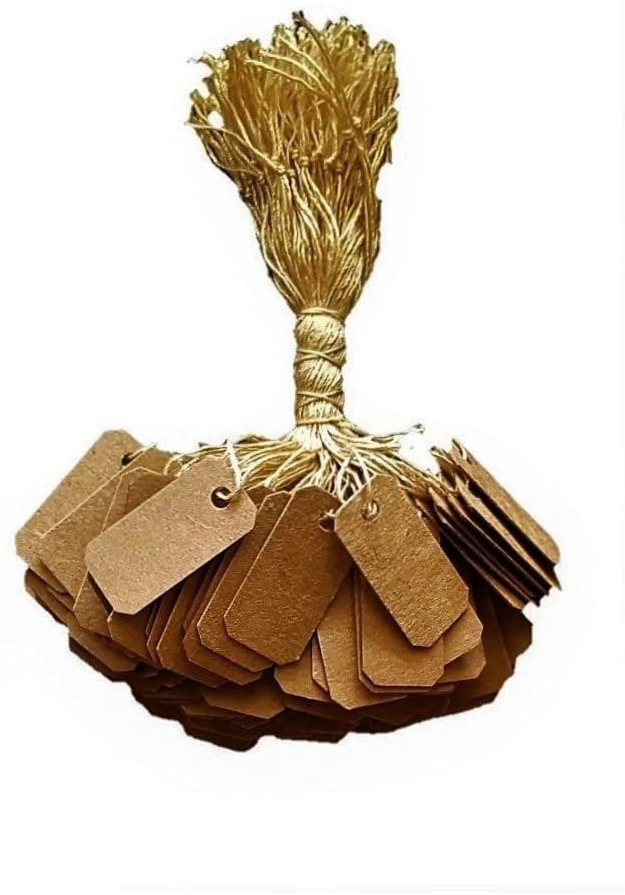 100 Pcs of Paper String Tags, Price Tags, Elegant Jewelry String Tags ...