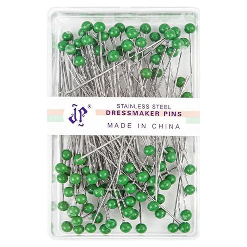 100 Pearl Head Pins Dressmaking Craft Sewing Hemming Tailors Pins ...