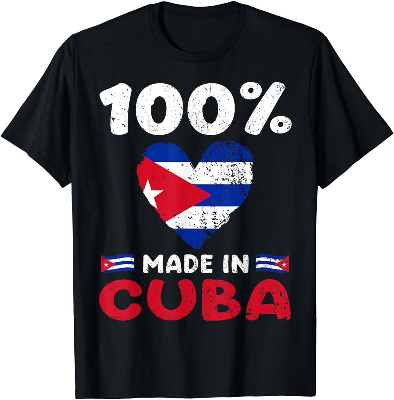100 Percent Made In Cuba Cuban Boys Girls Kids T-Shirt - Walmart.com