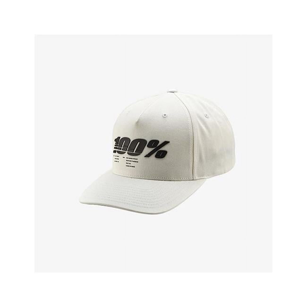 100 Percent 20072-000-01 Staunch X-Fit Snapback Hat, White - One Size ...