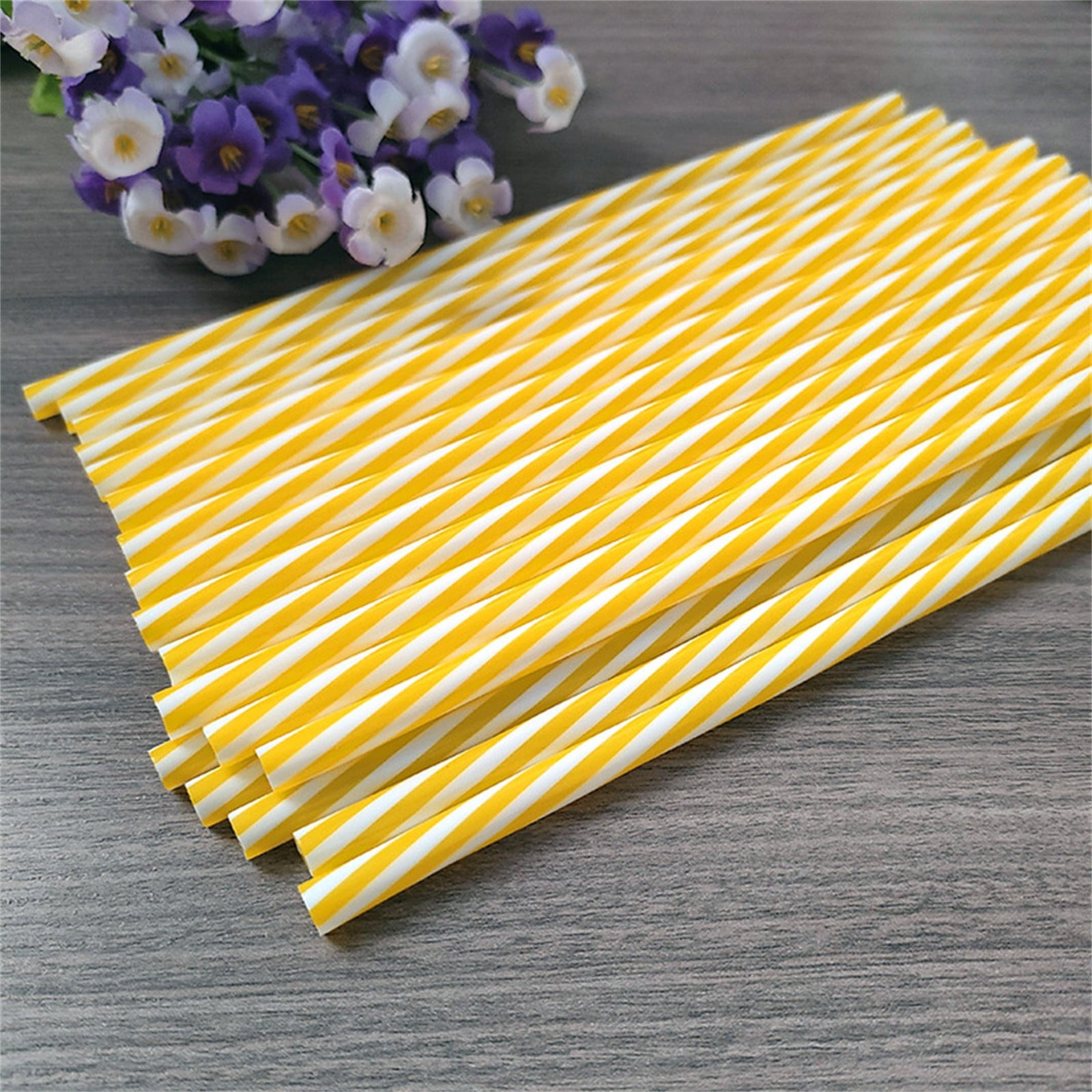 100 Piece 8 Inch Reusable Plastic Thick Drinking Straws BPA Free Mason ...