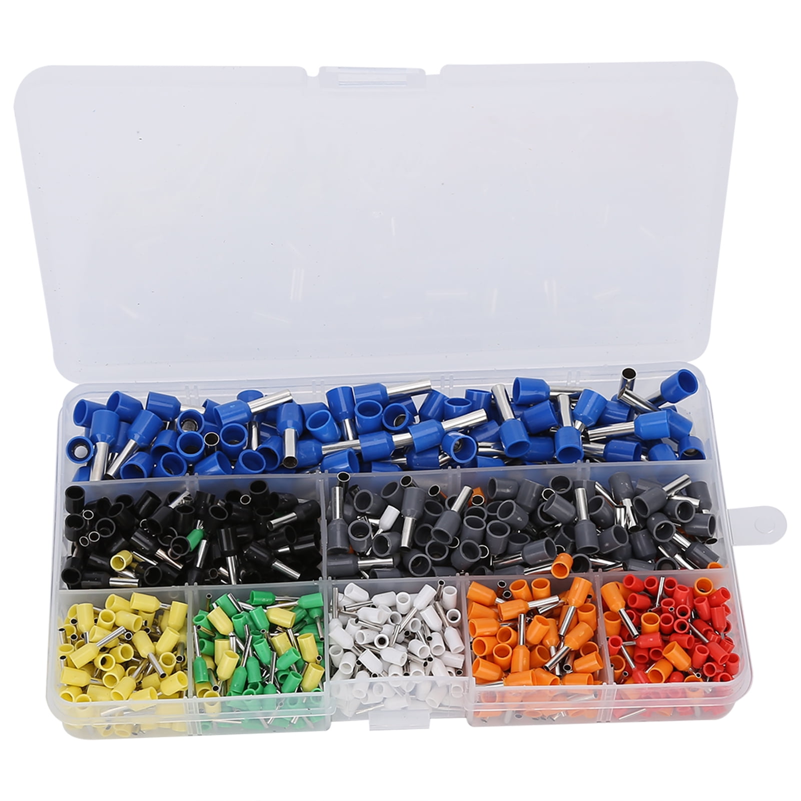 100-Piece Assorted AWG Ferrules in Boxes 10-20, Corrosion-Resistant ...