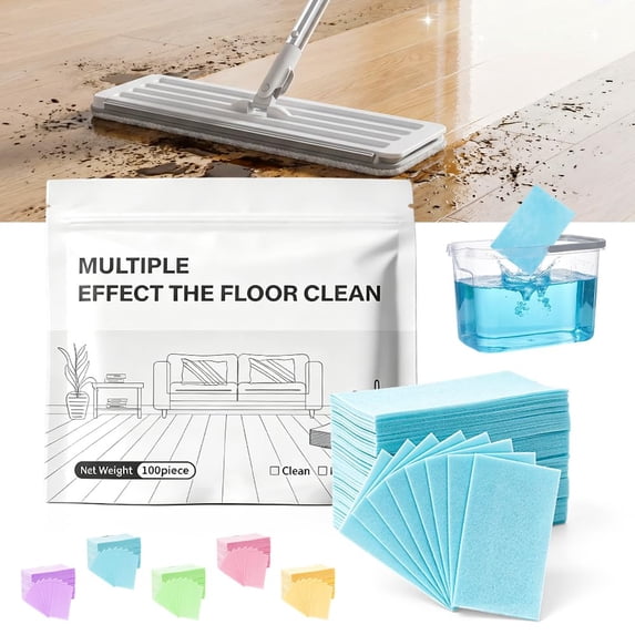 100 Piece Floor Cleaning Tablets, 2026 Upgraded Floor Cleaning Solution ...