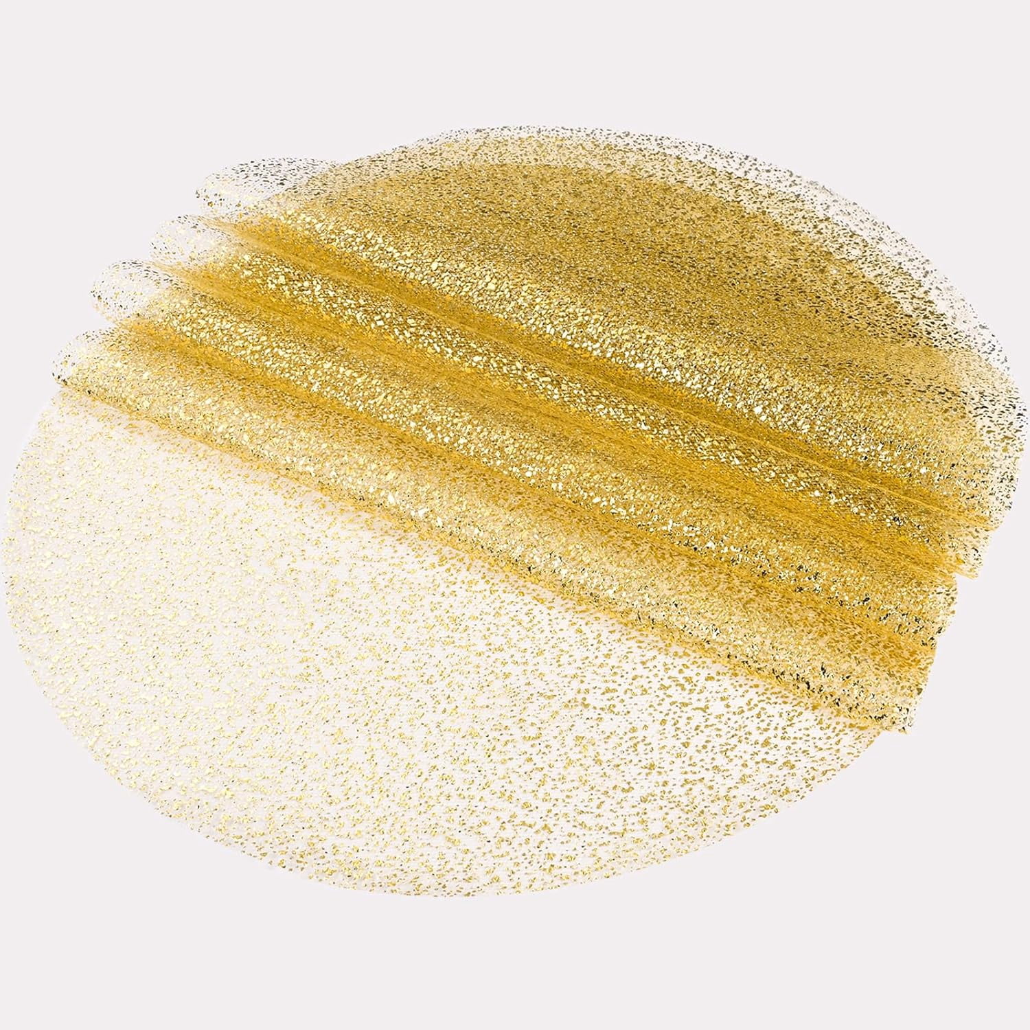 100 Piece Gold Placemats 13 Inch Disposable Gold Foil Place Mats Round ...