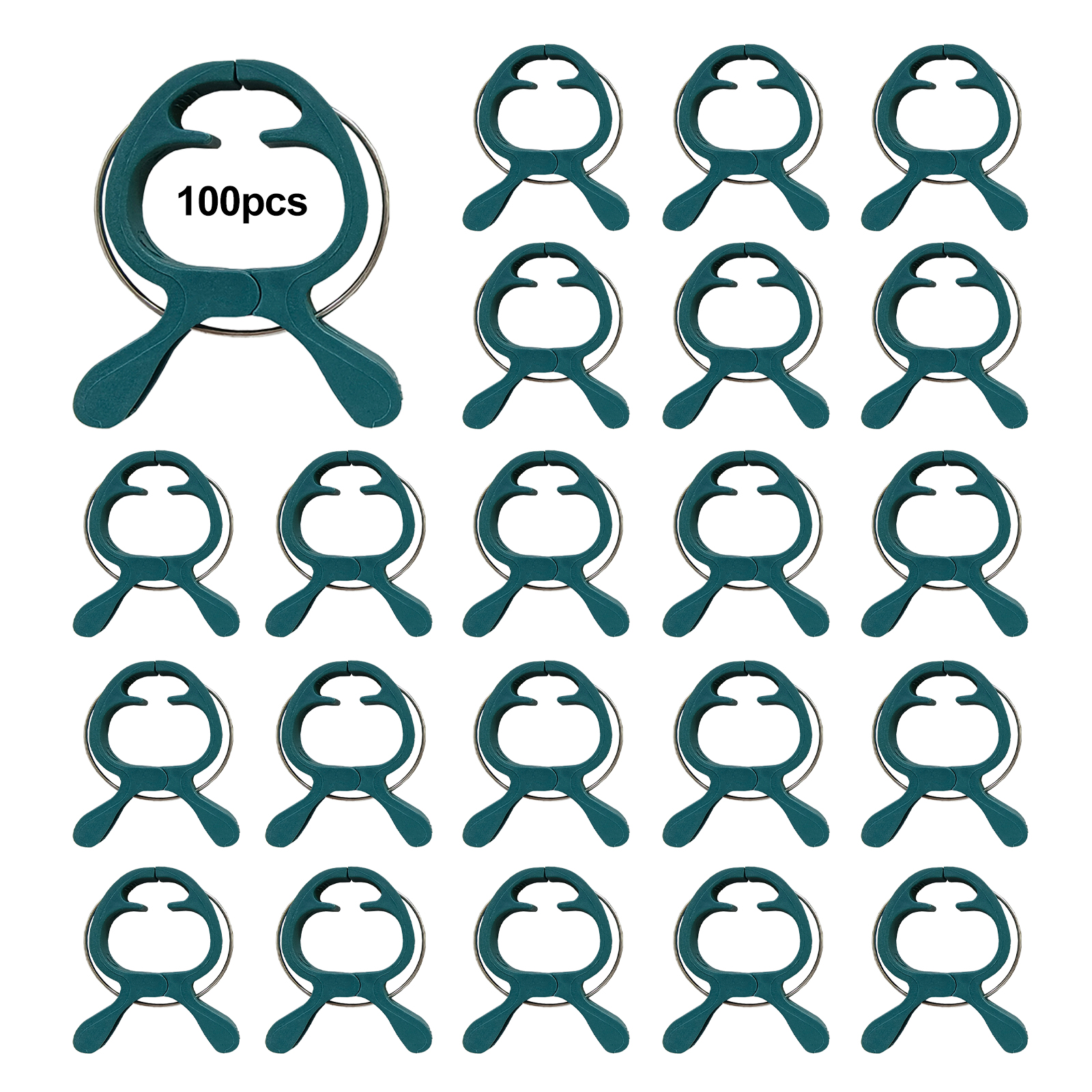 100 Piece Plant Clips Garden Clips for Tomato Cage, Tomatoes Clips ...