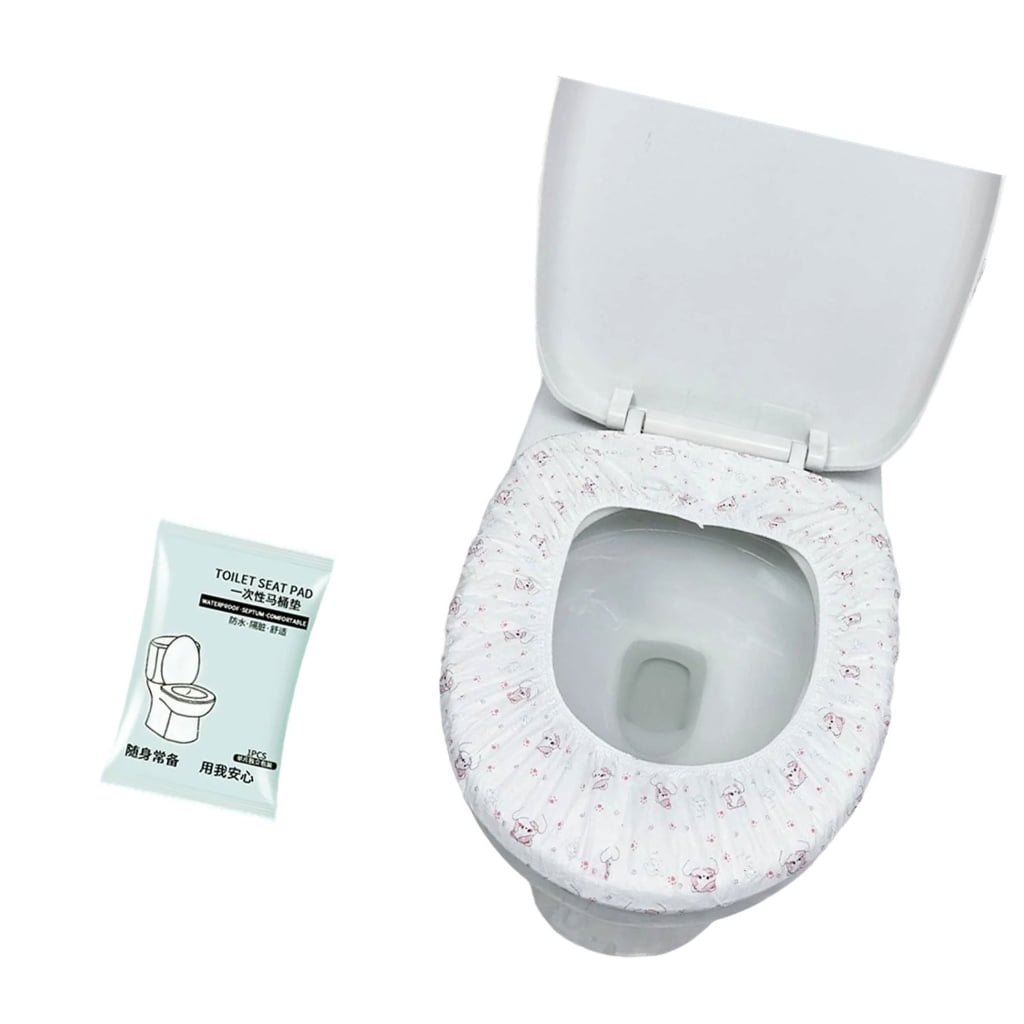 100 Piece Portable Waterproof Disposable Toilet Seat Covers for Public ...