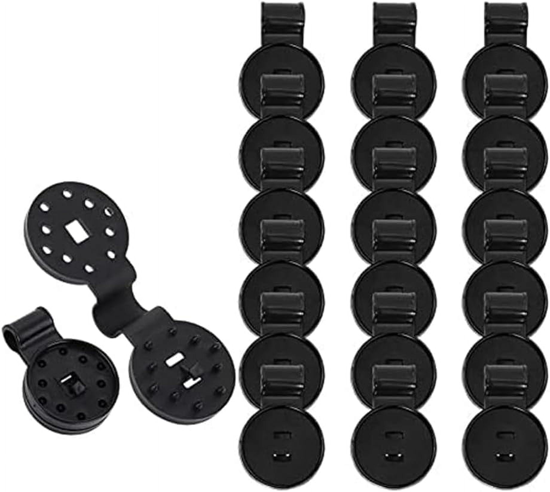 100 Piece Shade Cloth Heavy Duty Lock Grip Removable and Reusable Shade ...