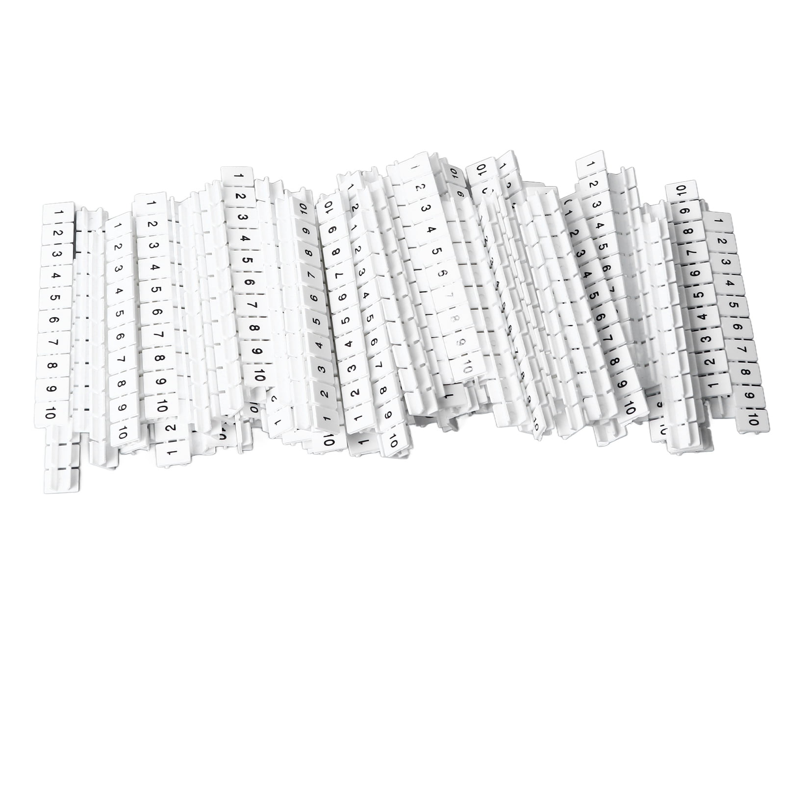 100-Piece Terminal Marker Strip, Heat Resistant Nylon Labels, Marking ...