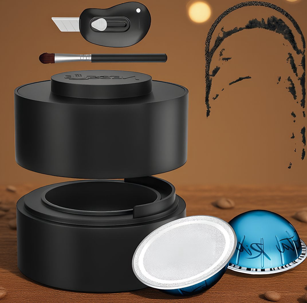 100-Piece Vertuo Pod Refill Accessory Set with Foil Seals, Capsule ...