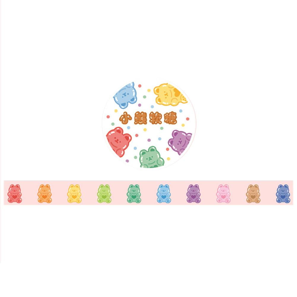 100-Piece Washi Paper Sticker Set with Unique Cartoon Designs for ...