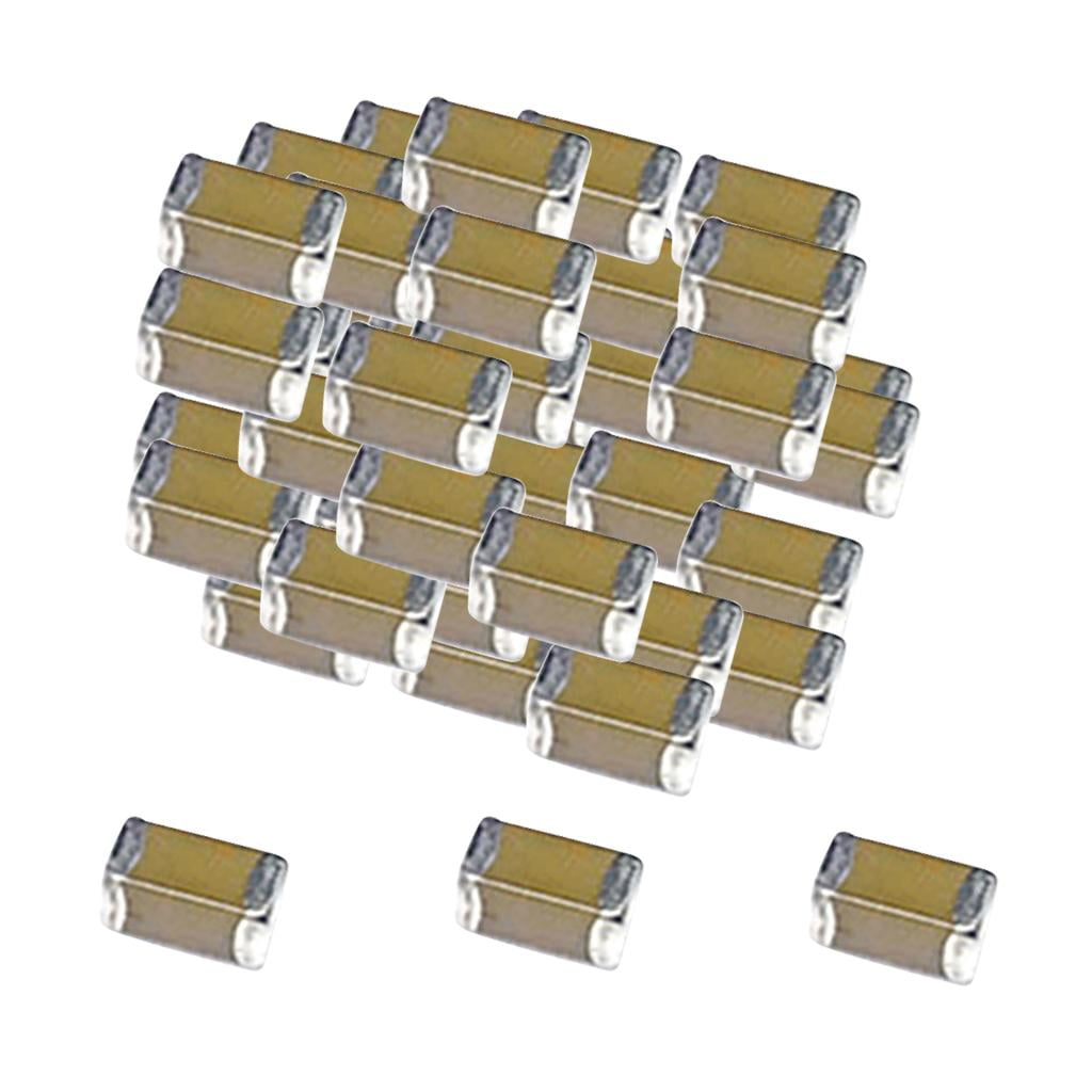 100 Pieces 10uF Ceramic Chip Capacitors 16V For Electron Plate Computer ...