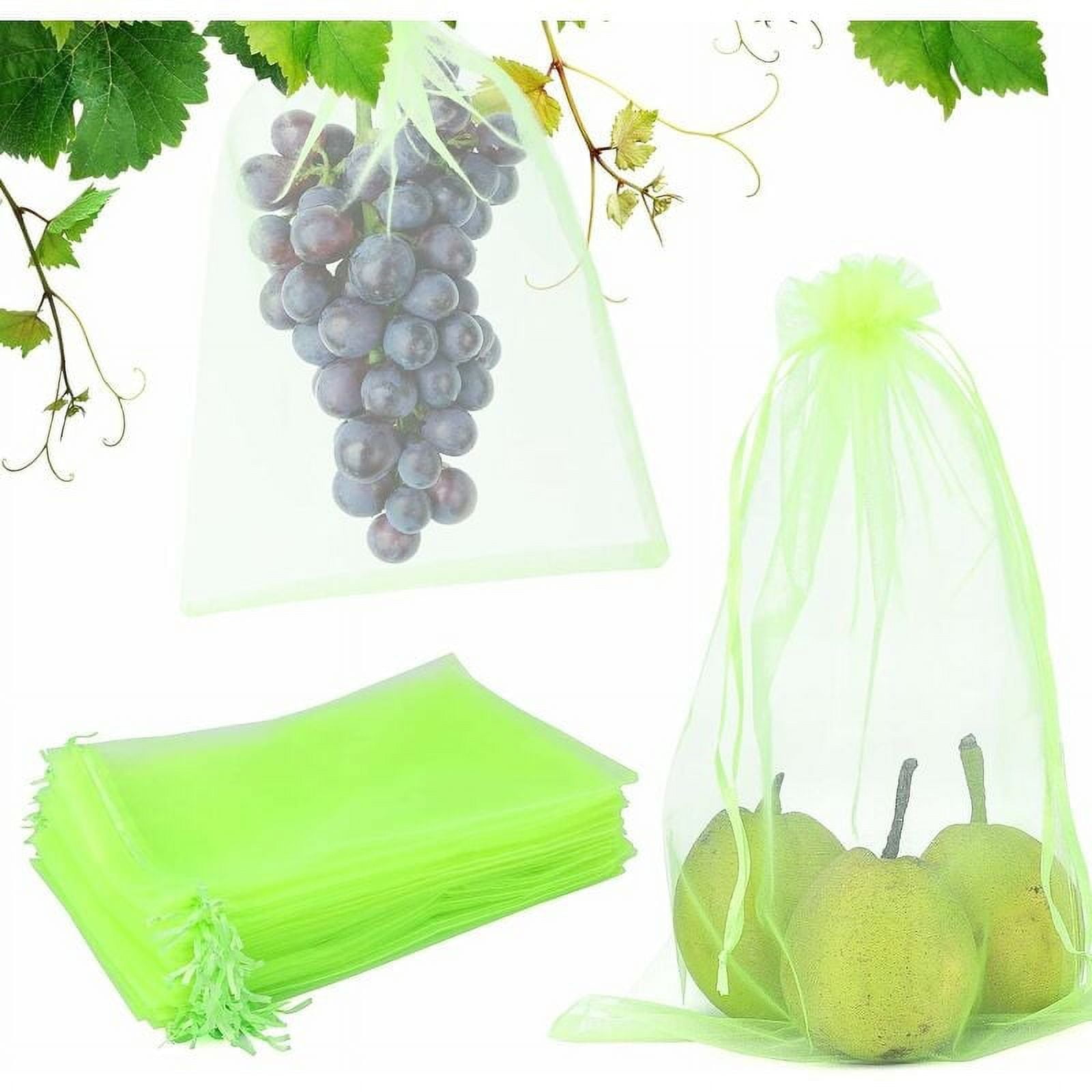 100 Pieces 20x30cm Grape Protection Bag Green Fruit Protection Bag with ...