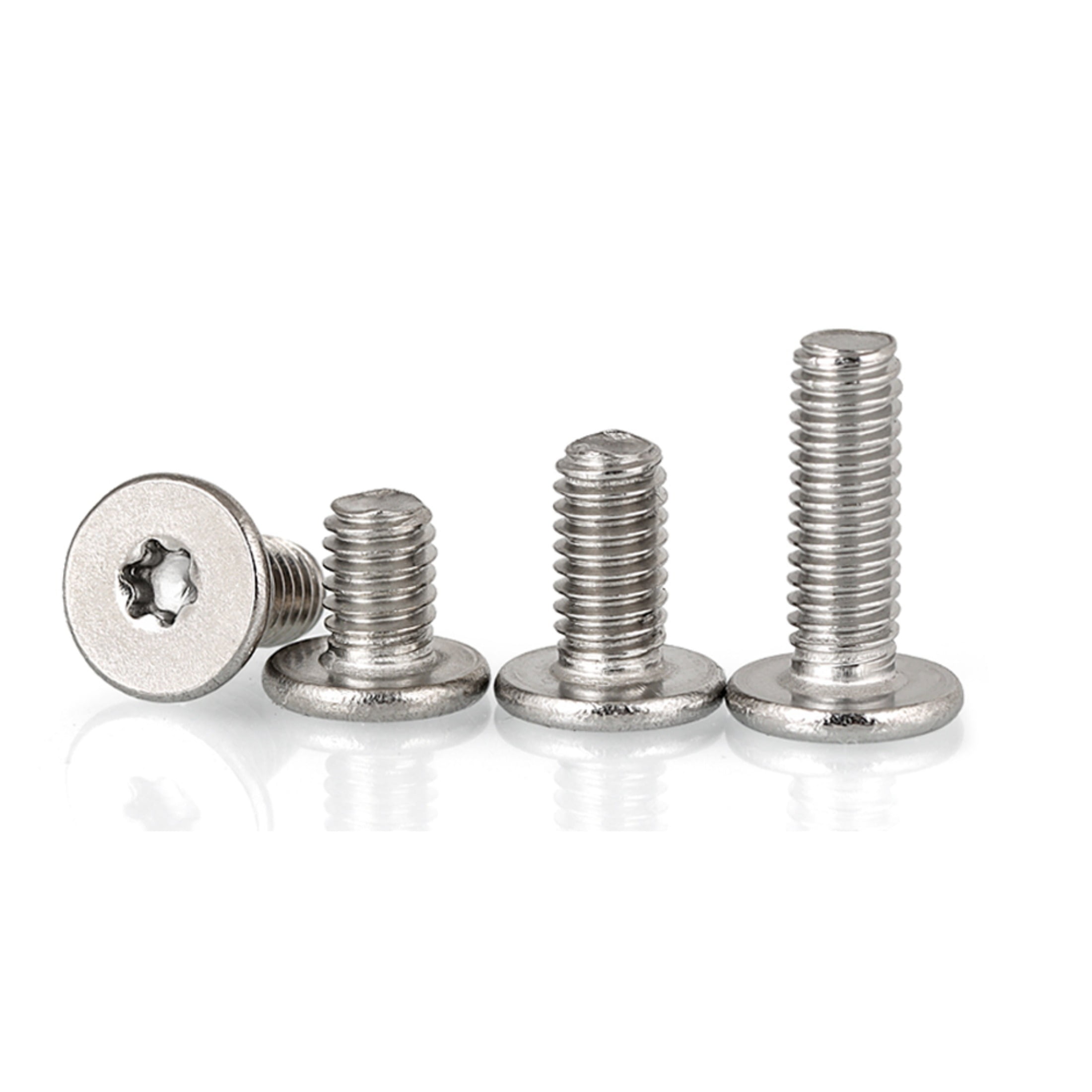 (100 Pieces) 304 Stainless Steel Countersunk Head Flat Head Screw Bolts ...