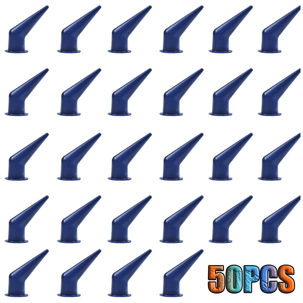 100 Pieces 45° Angle Nozzle for Bulk Caulk Tool, Cones Nozzles Caulking ...