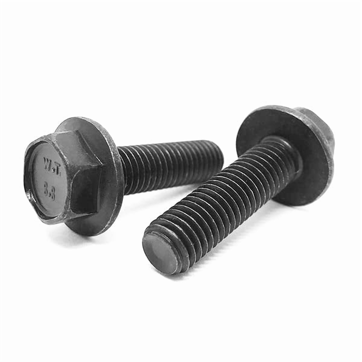 (100 Pieces) 5/16-24x3/4" Grade 8 Hex Flange Bolts Screws UNF Fine Full ...