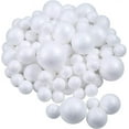 100 Assorted Styrofoam Balls in Large and Small Sizes for DIY Art Craft ...