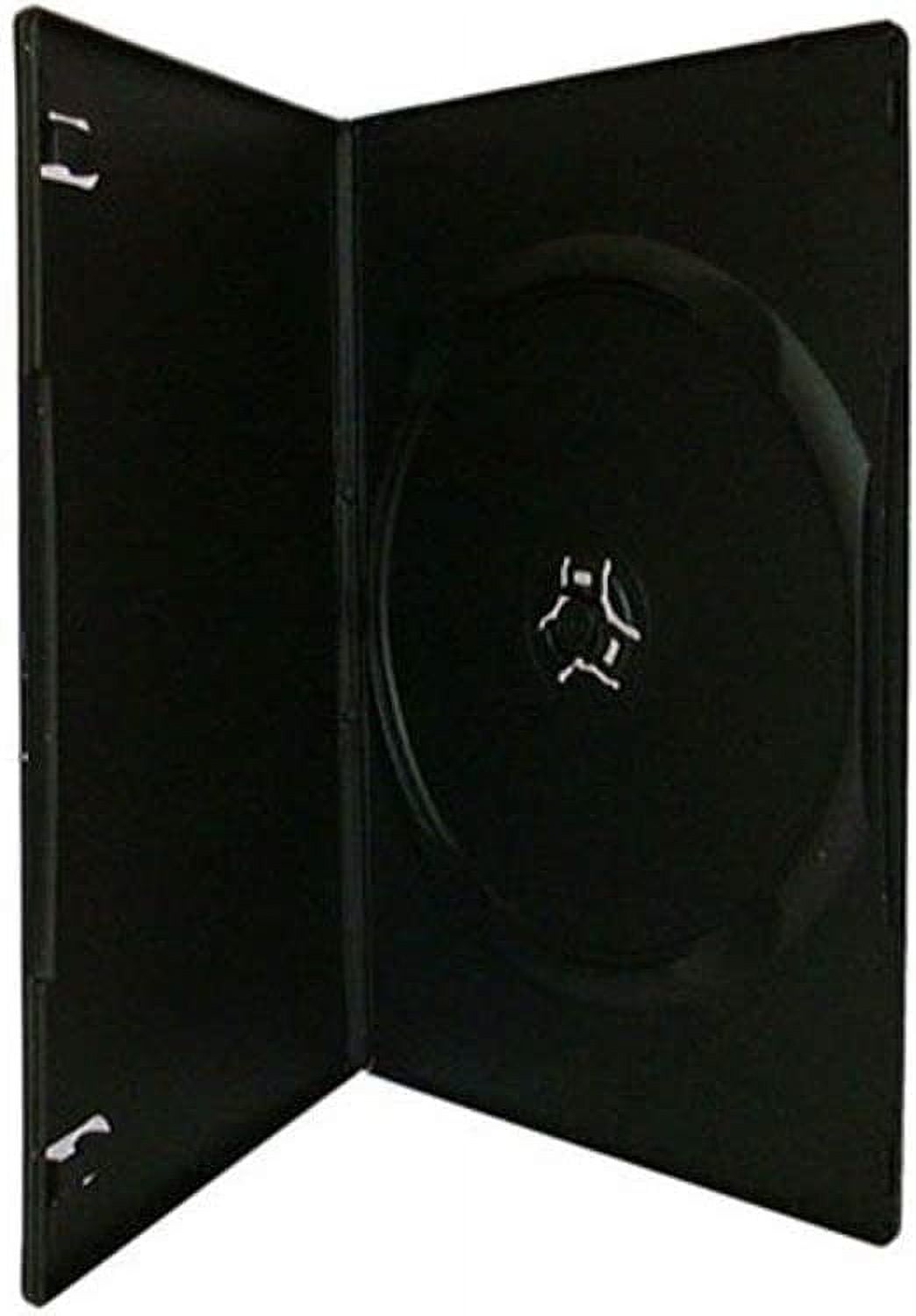 100 Pieces 7mm Slim Black Single CD/DVD Case - Walmart.com