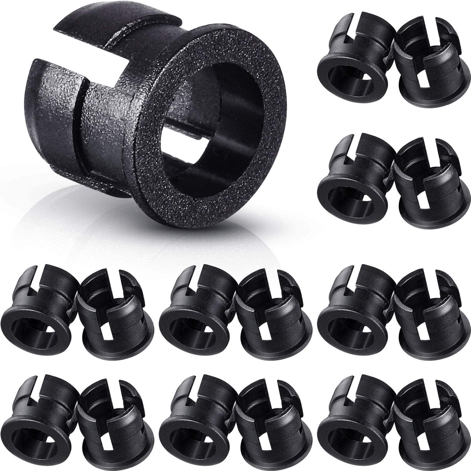 100 Pieces Black Plastic 5 mm LED Holder Light Emitting Diode Holder ...
