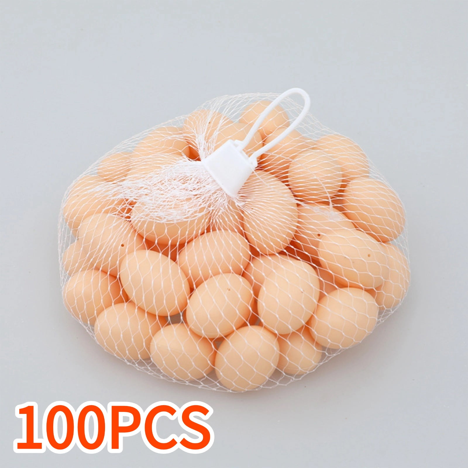 100 Pieces Brown Plastic Eggs Easter Eggs , Fake Eggs for Crafts Easter ...